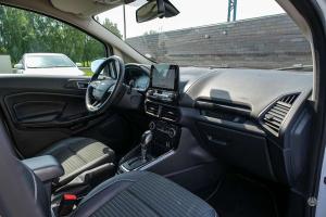 White Ford EcoSport 2019 in Marijampole, with an engine capacity of 1.00 L and mileage of 45 thousand km for 11550 €, photo 38 on AUTOMOTO.COM.LV