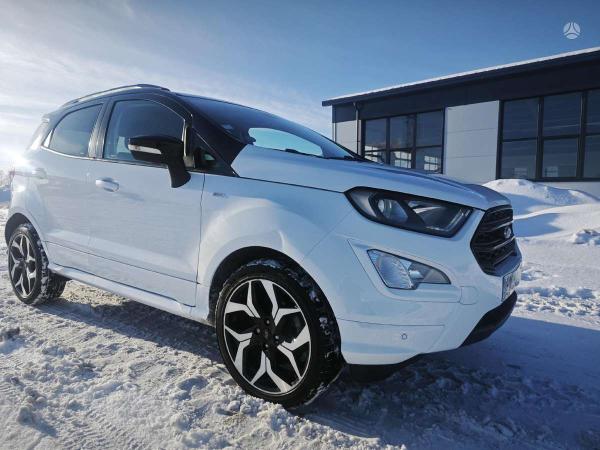 White Ford EcoSport 2018 in Panevezys, with an engine capacity of 1.00 L and mileage of 110 thousand km for 7600 €, photo 3 on AUTOMOTO.COM.LV