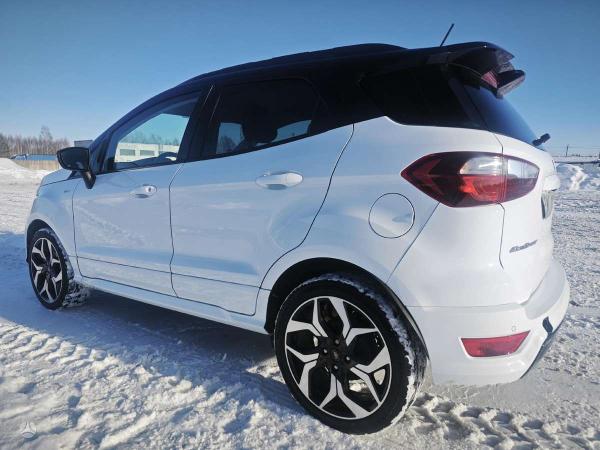 White Ford EcoSport 2018 in Panevezys, with an engine capacity of 1.00 L and mileage of 110 thousand km for 7600 €, photo 7 on AUTOMOTO.COM.LV