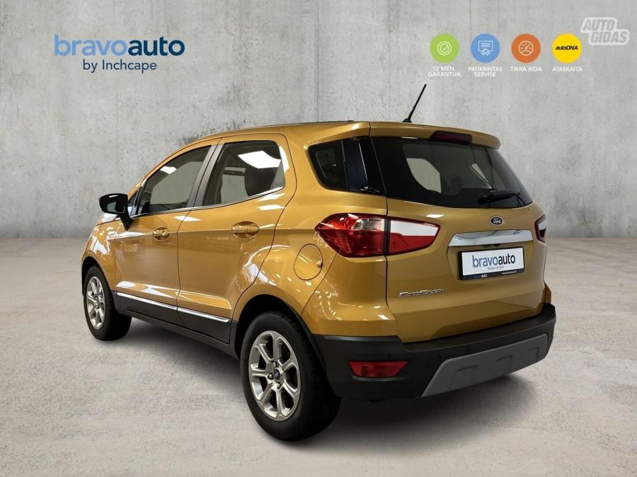 Dzeltens Ford EcoSport 2020 Viļņa, ar dzinēja tilpumu 1.00 L un nobraukumu 64 tūkst. km par 13500 €, foto 3 vietnē AUTOMOTO.COM.LV