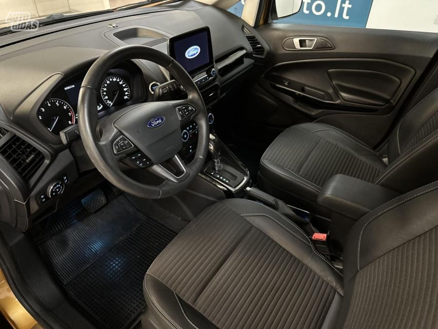 Dzeltens Ford EcoSport 2020 Viļņa, ar dzinēja tilpumu 1.00 L un nobraukumu 64 tūkst. km par 13500 €, foto 8 vietnē AUTOMOTO.COM.LV