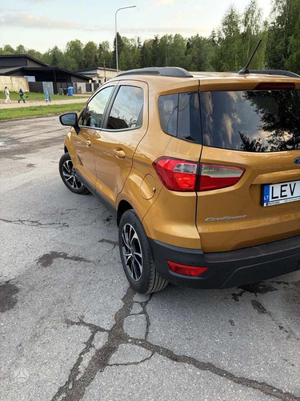 Dzeltens Ford EcoSport 2019 Kaišiadorys, ar dzinēja tilpumu 1.00 L un nobraukumu 63 tūkst. km par 9750 €, foto 6 vietnē AUTOMOTO.COM.LV