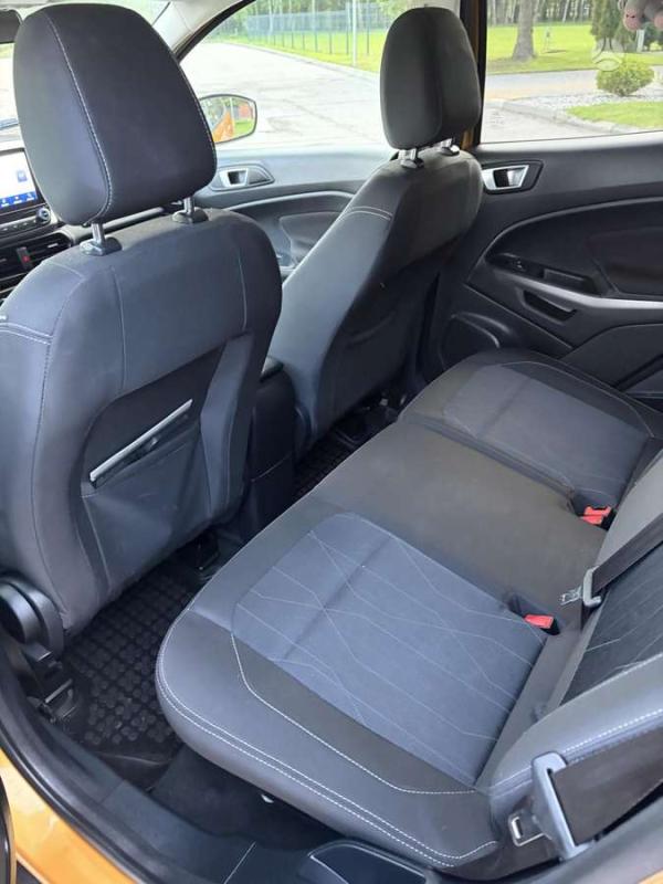 Dzeltens Ford EcoSport 2019 Kaišiadorys, ar dzinēja tilpumu 1.00 L un nobraukumu 63 tūkst. km par 9750 €, foto 8 vietnē AUTOMOTO.COM.LV