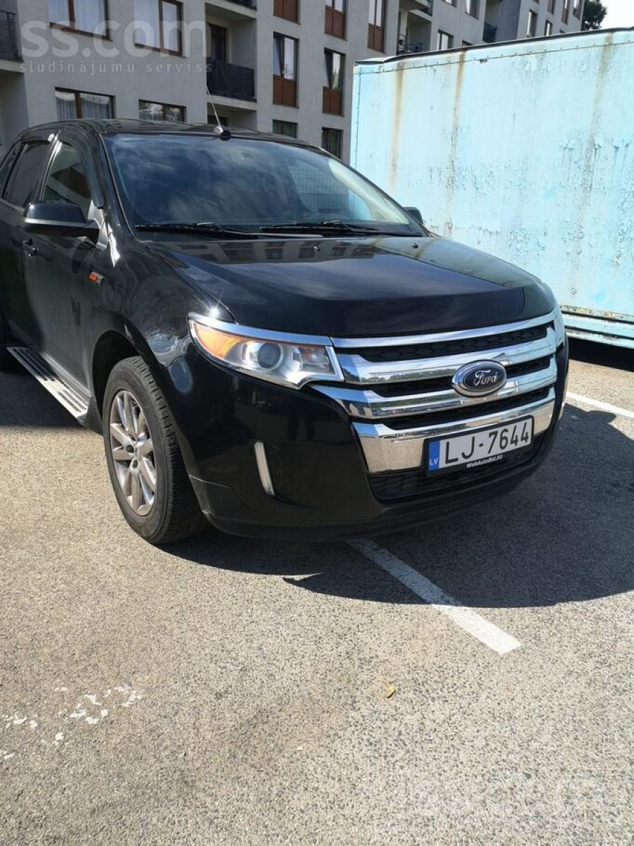 Black Ford Edge 2012 in Riga, with an engine capacity of 3.50 L and mileage of 213 thousand km for 8600 €, photo 1 on AUTOMOTO.COM.LV