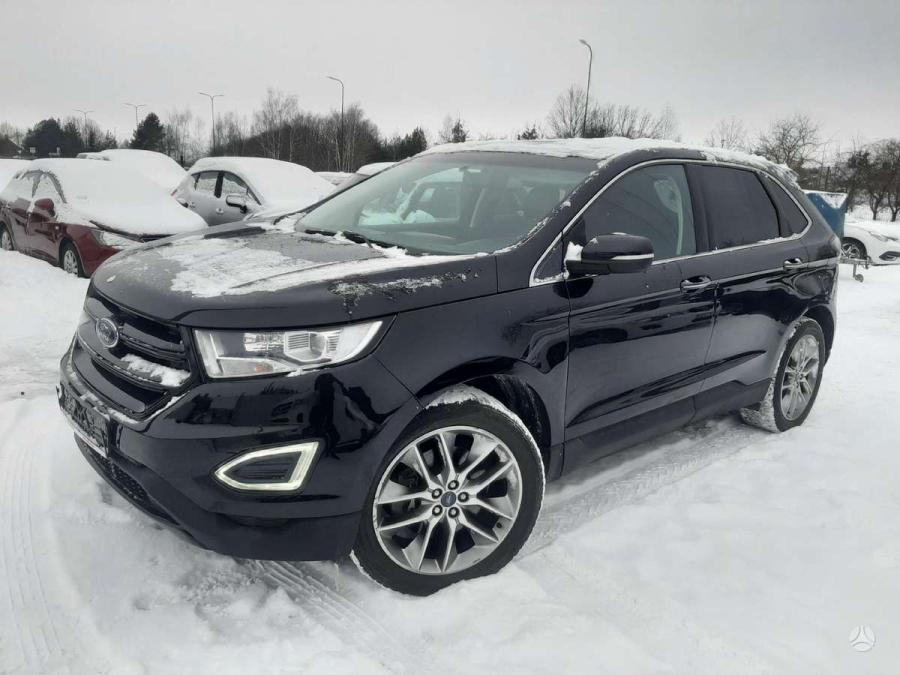 Black Ford Edge 2015 in Kaunas, with an engine capacity of 3.50 L and mileage of 200 thousand km for 11900 €, photo 4 on AUTOMOTO.COM.LV