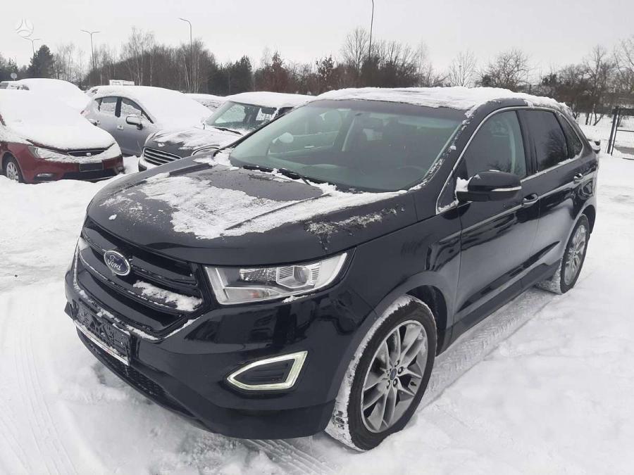 Black Ford Edge 2015 in Kaunas, with an engine capacity of 3.50 L and mileage of 200 thousand km for 11900 €, photo 7 on AUTOMOTO.COM.LV