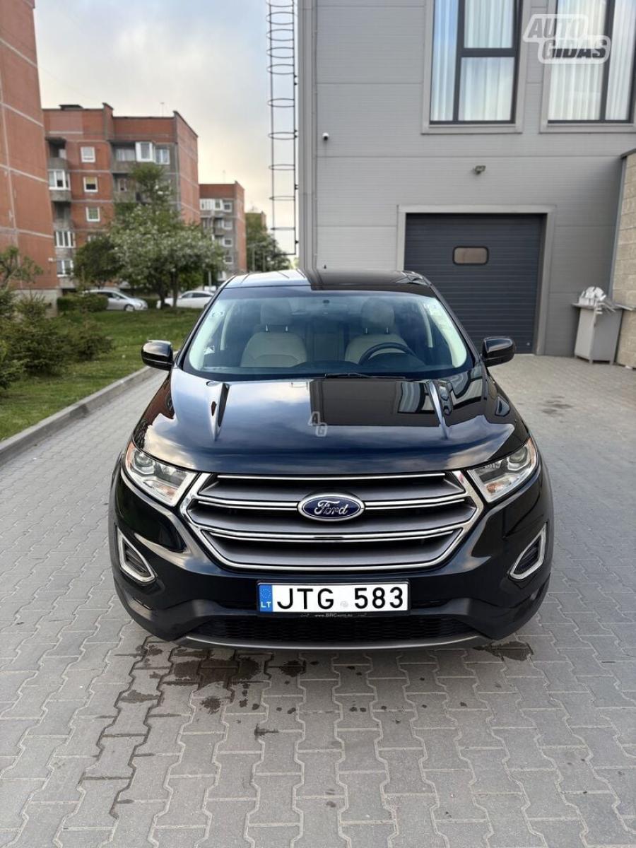 Black Ford Edge 2015 in Kretinga, with an engine capacity of 3.50 L and mileage of 168 thousand km for 9399 €, photo 14 on AUTOMOTO.COM.LV