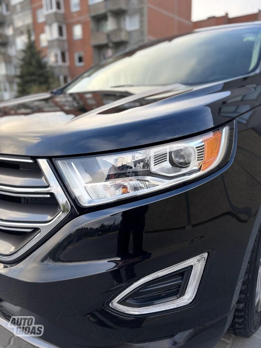 Black Ford Edge 2015 in Kretinga, with an engine capacity of 3.50 L and mileage of 168 thousand km for 9399 €, photo 15 on AUTOMOTO.COM.LV