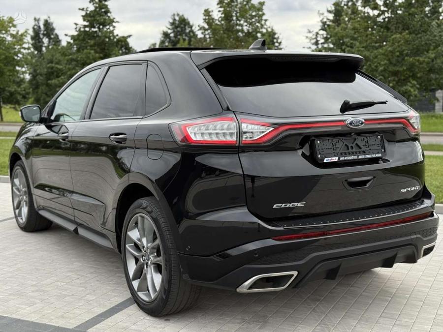Black Ford Edge 2016 in Siauliai, with an engine capacity of 2.00 L and mileage of 249 thousand km for 16450 €, photo 10 on AUTOMOTO.COM.LV