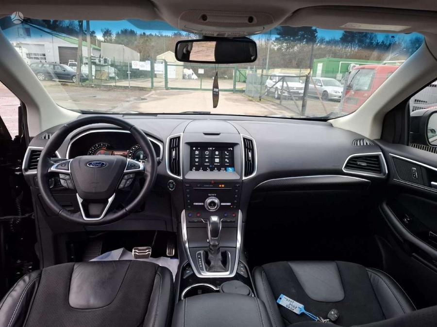 Black Ford Edge 2017 in Prienai, with an engine capacity of 2.00 L and mileage of 196 thousand km for 13300 €, photo 23 on AUTOMOTO.COM.LV
