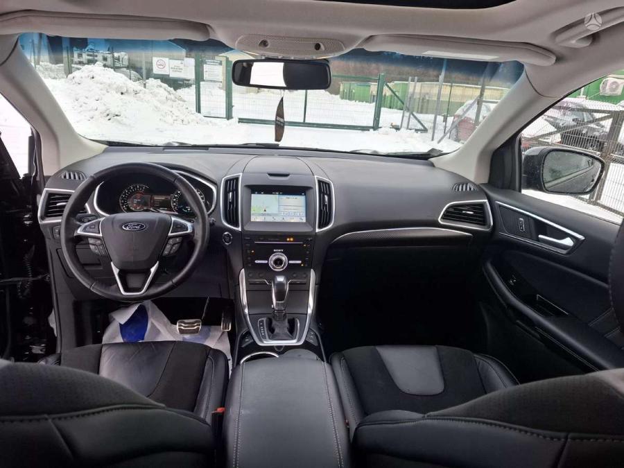 Melns Ford Edge 2017 Prienai, ar dzinēja tilpumu 2.00 L un nobraukumu 191 tūkst. km par 13500 €, foto 10 vietnē AUTOMOTO.COM.LV
