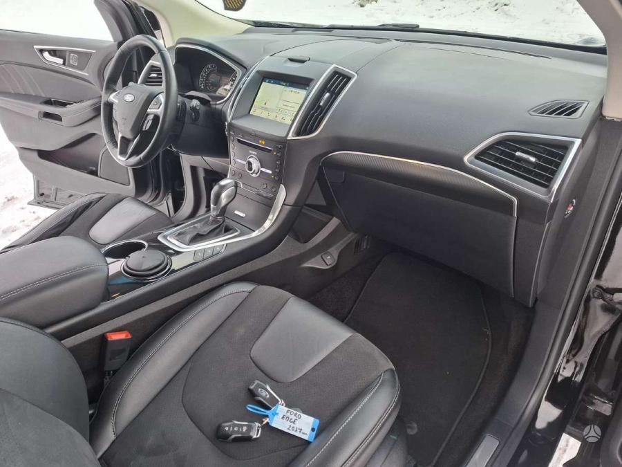 Melns Ford Edge 2017 Prienai, ar dzinēja tilpumu 2.00 L un nobraukumu 191 tūkst. km par 13500 €, foto 12 vietnē AUTOMOTO.COM.LV