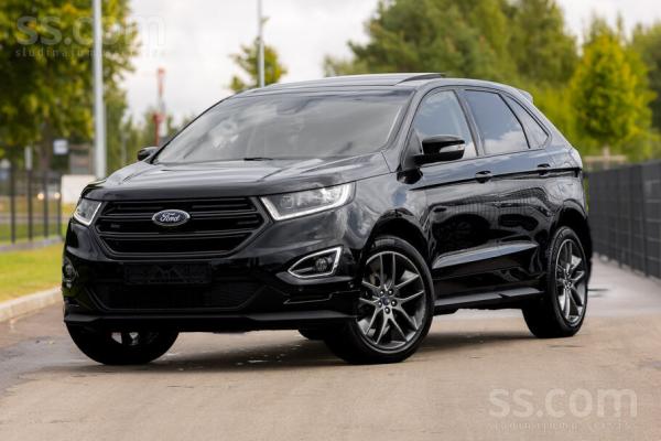 Black Ford Edge 2017 in Jelgava, with an engine capacity of 2.00 L and mileage of 0 thousand km for 15700 €, photo 1 on AUTOMOTO.COM.LV