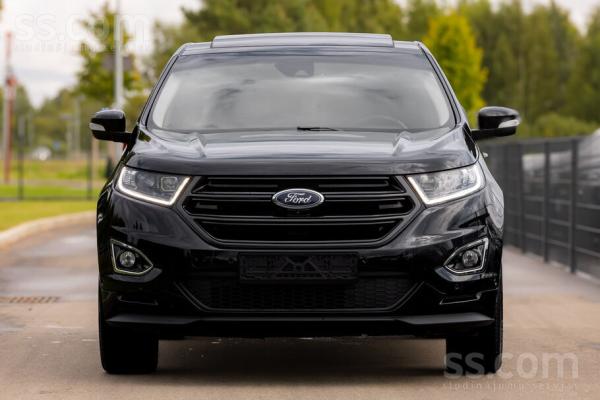 Black Ford Edge 2017 in Jelgava, with an engine capacity of 2.00 L and mileage of 0 thousand km for 15700 €, photo 2 on AUTOMOTO.COM.LV