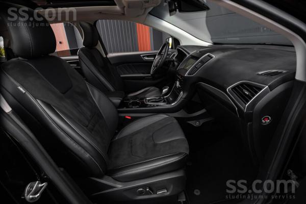 Black Ford Edge 2017 in Jelgava, with an engine capacity of 2.00 L and mileage of 0 thousand km for 15700 €, photo 8 on AUTOMOTO.COM.LV