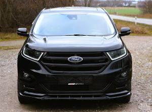 Black Ford Edge 2018 in Petrikaiciai, with an engine capacity of 2.70 L and mileage of 158 thousand km for 16999 €, photo 3 on AUTOMOTO.COM.LV