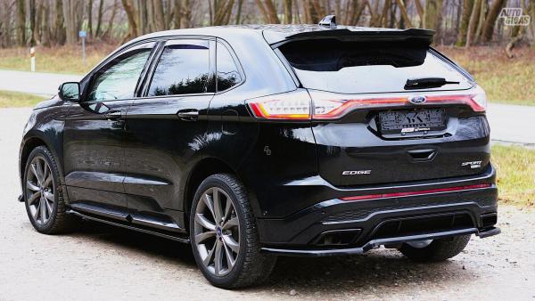 Black Ford Edge 2018 in Petrikaiciai, with an engine capacity of 2.70 L and mileage of 158 thousand km for 16999 €, photo 9 on AUTOMOTO.COM.LV