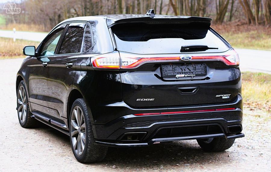 Black Ford Edge 2018 in Petrikaiciai, with an engine capacity of 2.70 L and mileage of 158 thousand km for 16999 €, photo 10 on AUTOMOTO.COM.LV