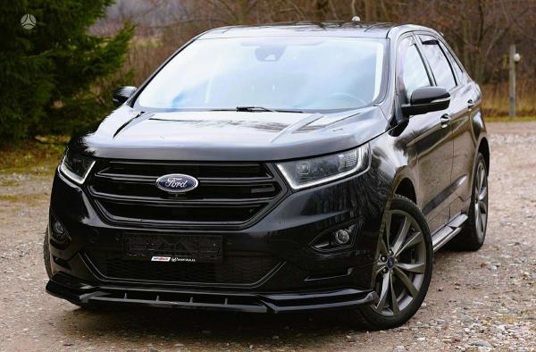 Black Ford Edge 2018 in Kretinga, with an engine capacity of 2.72 L and mileage of 158 thousand km for 16999 €, photo 3 on AUTOMOTO.COM.LV