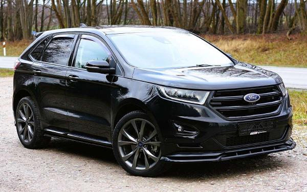 Black Ford Edge 2018 in Kretinga, with an engine capacity of 2.72 L and mileage of 158 thousand km for 16999 €, photo 6 on AUTOMOTO.COM.LV