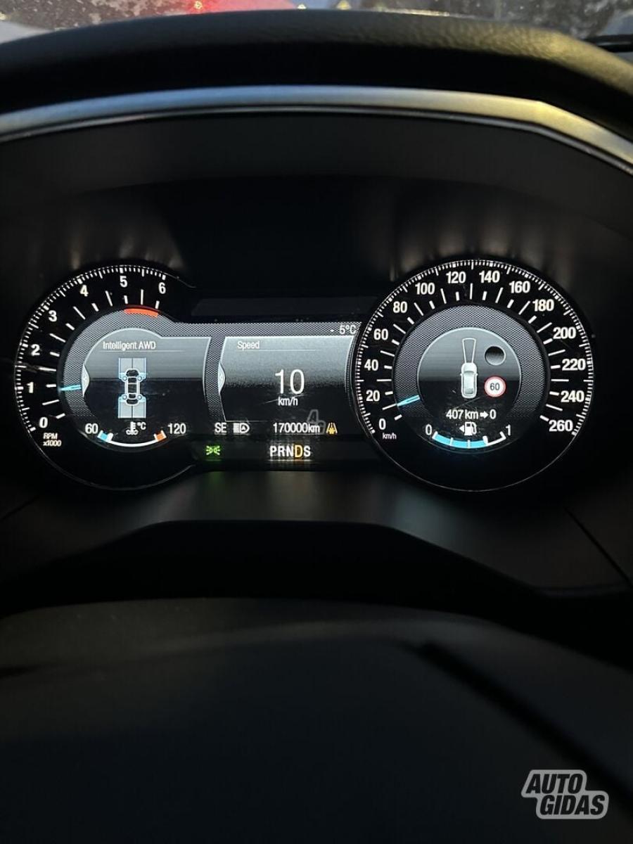Black Ford Edge 2018 in Vilnius, with an engine capacity of 2.00 L and mileage of 175 thousand km for 18600 €, photo 14 on AUTOMOTO.COM.LV