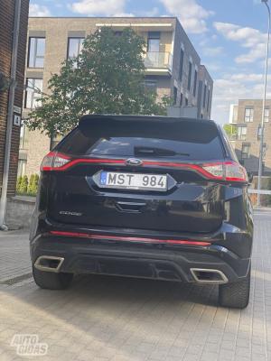 Black Ford Edge 2018 in Vilnius, with an engine capacity of 2.00 L and mileage of 175 thousand km for 18600 €, photo 17 on AUTOMOTO.COM.LV