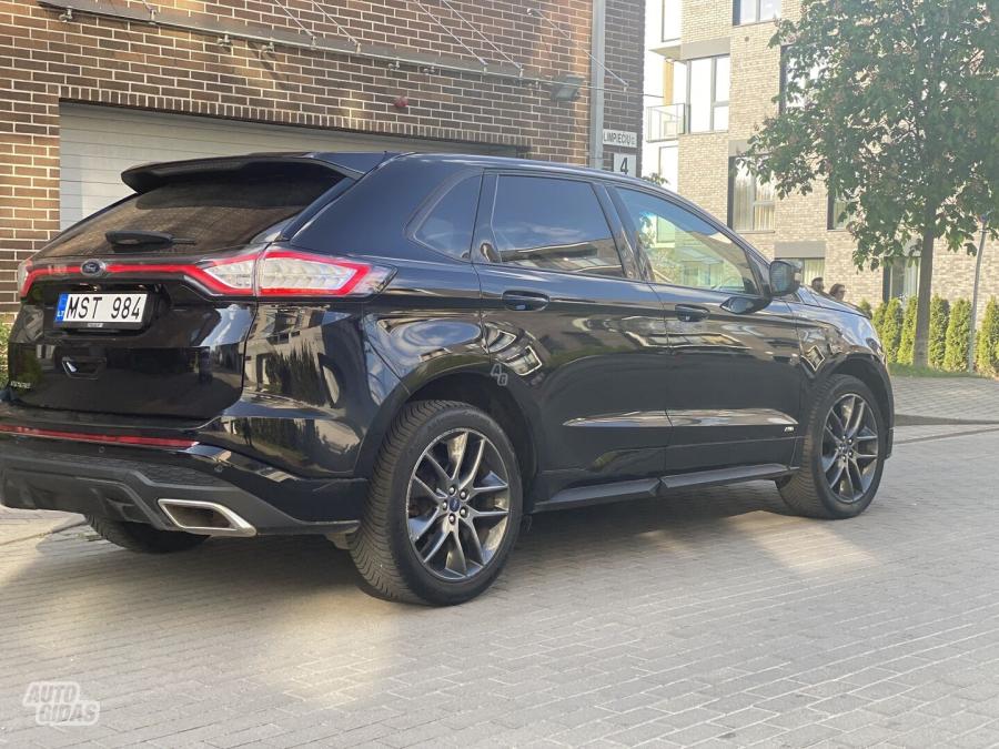 Black Ford Edge 2018 in Vilnius, with an engine capacity of 2.00 L and mileage of 175 thousand km for 18600 €, photo 21 on AUTOMOTO.COM.LV