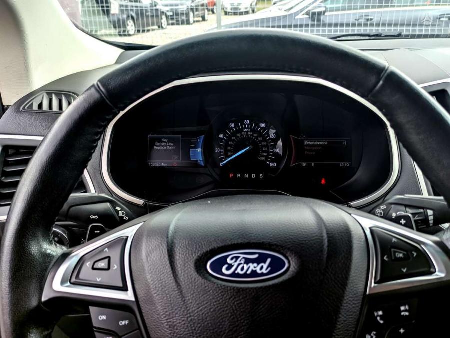 Black Ford Edge 2018 in Kretinga, with an engine capacity of 3.50 L and mileage of 153 thousand km for 15500 €, photo 18 on AUTOMOTO.COM.LV