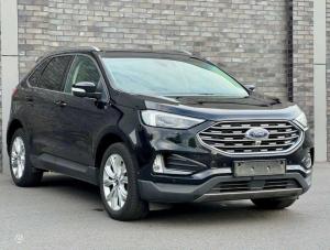 Black Ford Edge 2021 in Vilnius, with an engine capacity of 2.00 L and mileage of 299 thousand km for 13350 €, photo 12 on AUTOMOTO.COM.LV