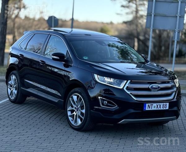 Black Ford Edge 2017 in Jurmala, with an engine capacity of 2.00 L and mileage of 0 thousand km for 13790 €, photo 1 on AUTOMOTO.COM.LV