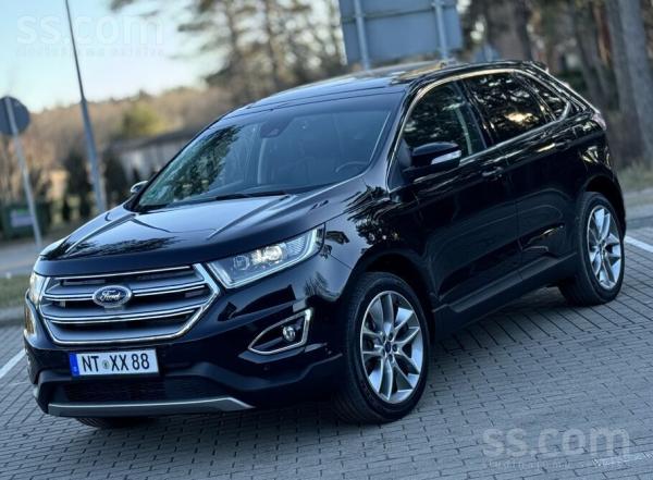Black Ford Edge 2017 in Jurmala, with an engine capacity of 2.00 L and mileage of 0 thousand km for 13790 €, photo 2 on AUTOMOTO.COM.LV