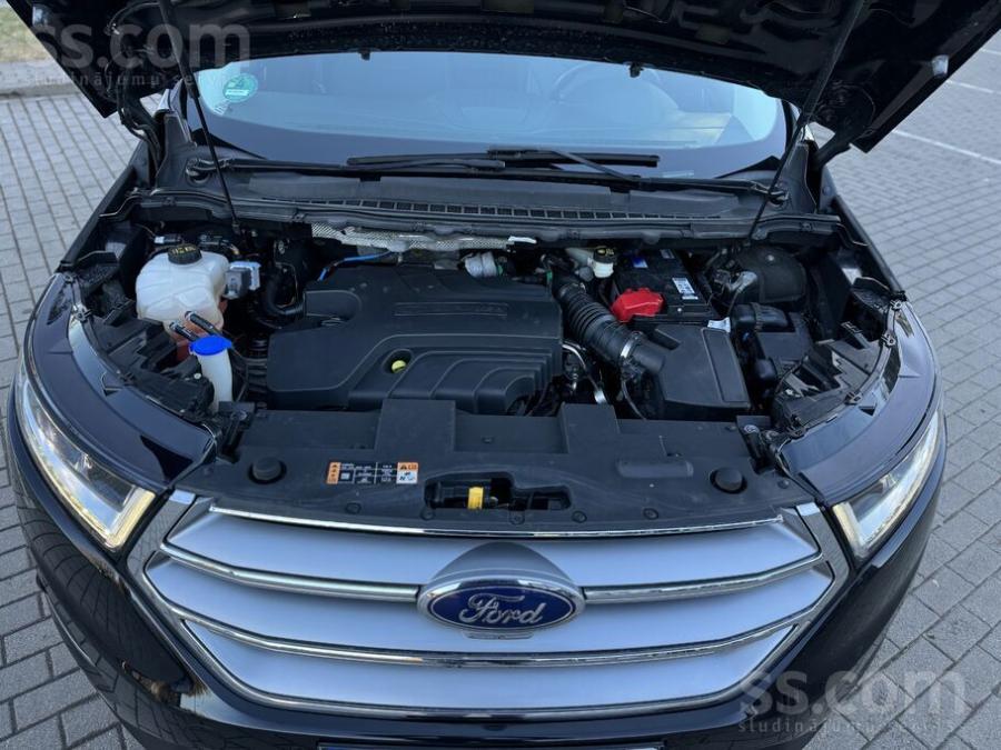 Black Ford Edge 2017 in Jurmala, with an engine capacity of 2.00 L and mileage of 0 thousand km for 13790 €, photo 27 on AUTOMOTO.COM.LV