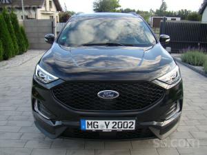 Black Ford Edge 2019 in Vilnius, with an engine capacity of 2.00 L and mileage of 92 thousand km for 21500 €, photo  on AUTOMOTO.COM.LV