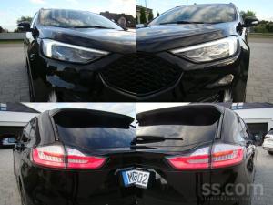 Black Ford Edge 2019 in Vilnius, with an engine capacity of 2.00 L and mileage of 92 thousand km for 21500 €, photo 9 on AUTOMOTO.COM.LV