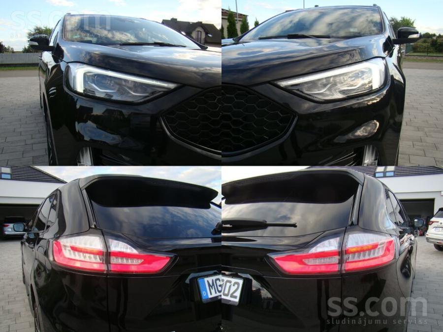 Black Ford Edge 2019 in Vilnius, with an engine capacity of 2.00 L and mileage of 92 thousand km for 21500 €, photo 9 on AUTOMOTO.COM.LV