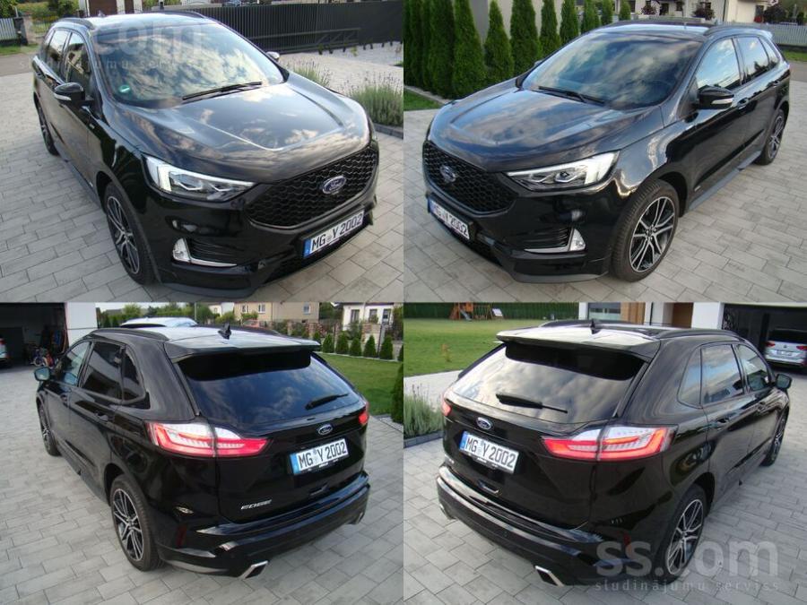 Black Ford Edge 2019 in Vilnius, with an engine capacity of 2.00 L and mileage of 92 thousand km for 21500 €, photo 10 on AUTOMOTO.COM.LV
