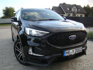 Black Ford Edge 2019 in Vilnius, with an engine capacity of 2.00 L and mileage of 92 thousand km for 21500 €, photo 12 on AUTOMOTO.COM.LV