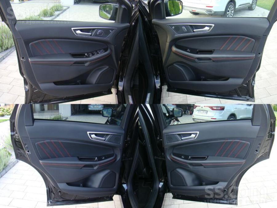 Black Ford Edge 2019 in Vilnius, with an engine capacity of 2.00 L and mileage of 92 thousand km for 21500 €, photo 13 on AUTOMOTO.COM.LV