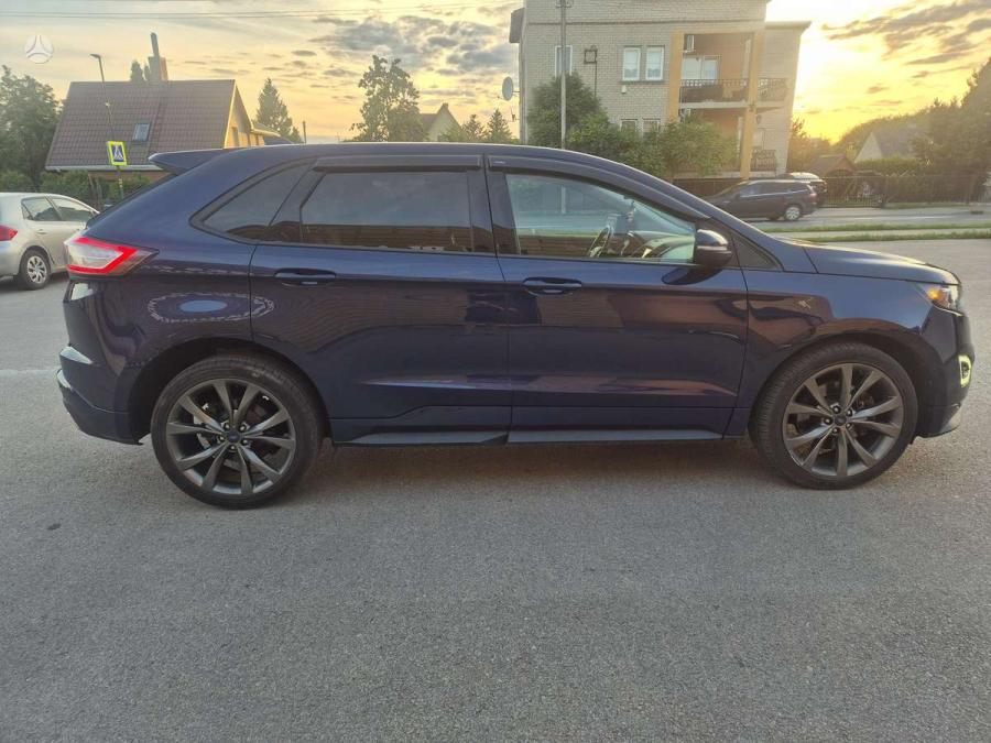 Blue Ford Edge 2016 in Kaunas, with an engine capacity of 2.72 L and mileage of 166 thousand km for 12500 €, photo 9 on AUTOMOTO.COM.LV