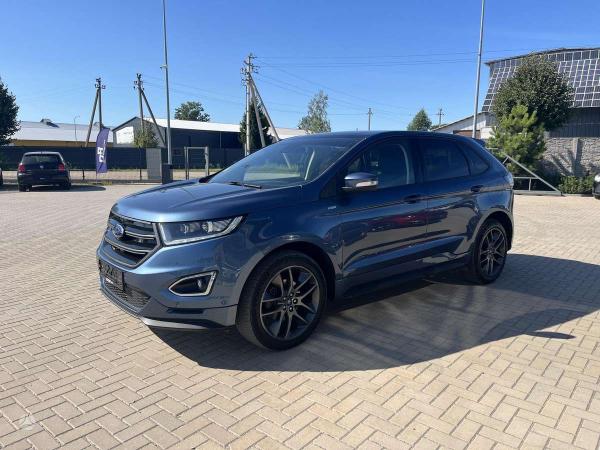 Blue Ford Edge 2018 in Taurage, with an engine capacity of 2.00 L and mileage of 254 thousand km for 13900 €, photo 2 on AUTOMOTO.COM.LV
