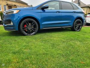 Blue Ford Edge 2019 in Siauliai, with an engine capacity of 2.70 L and mileage of 87 thousand km for 21500 €, photo 4 on AUTOMOTO.COM.LV