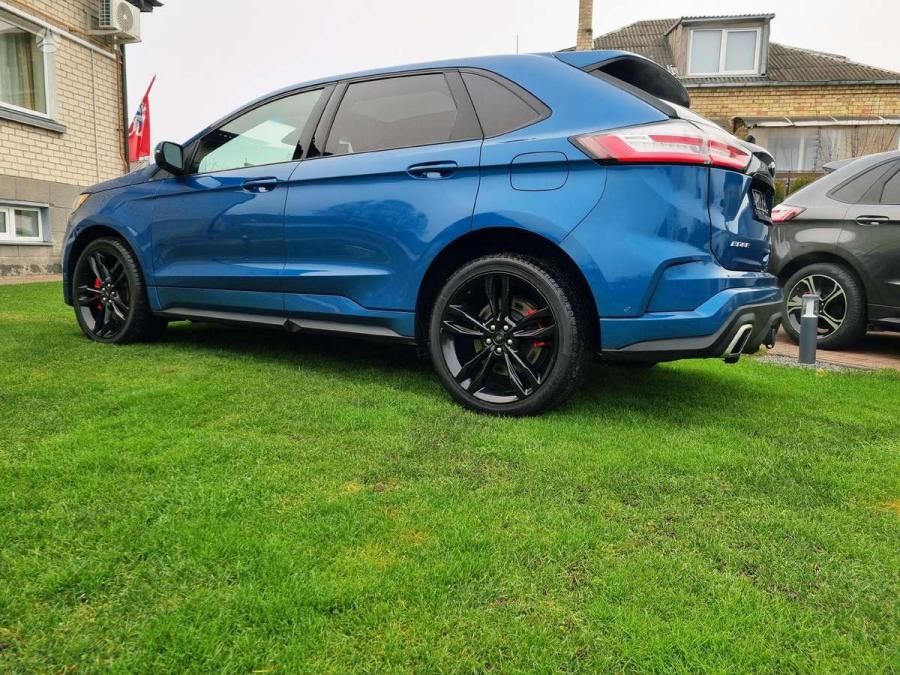 Blue Ford Edge 2019 in Siauliai, with an engine capacity of 2.70 L and mileage of 87 thousand km for 21500 €, photo 5 on AUTOMOTO.COM.LV