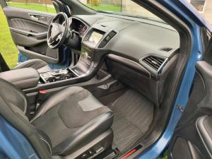 Blue Ford Edge 2019 in Siauliai, with an engine capacity of 2.70 L and mileage of 87 thousand km for 21500 €, photo 28 on AUTOMOTO.COM.LV