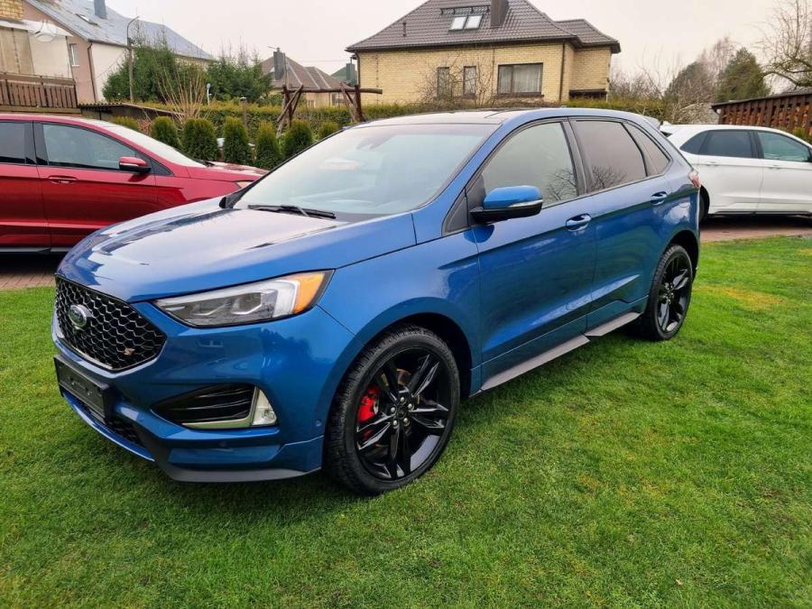 Blue Ford Edge 2019 in Siauliai, with an engine capacity of 2.70 L and mileage of 87 thousand km for 21500 €, photo 34 on AUTOMOTO.COM.LV