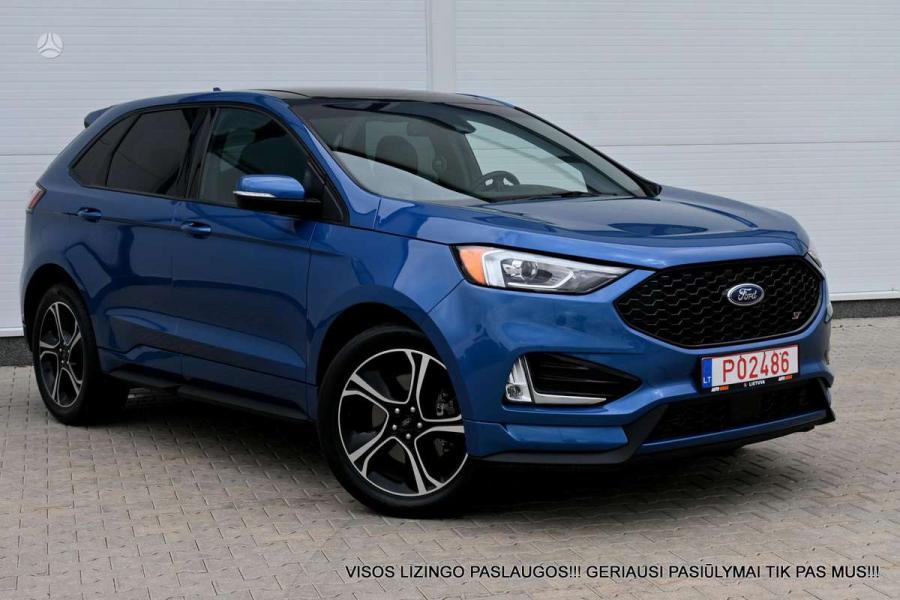 Blue Ford Edge 2019 in Kretinga, with an engine capacity of 2.72 L and mileage of 36 thousand km for 23499 €, photo 1 on AUTOMOTO.COM.LV