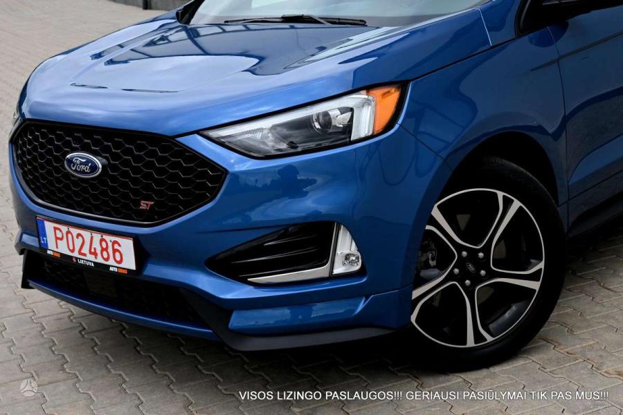 Blue Ford Edge 2019 in Kretinga, with an engine capacity of 2.72 L and mileage of 36 thousand km for 23499 €, photo 5 on AUTOMOTO.COM.LV