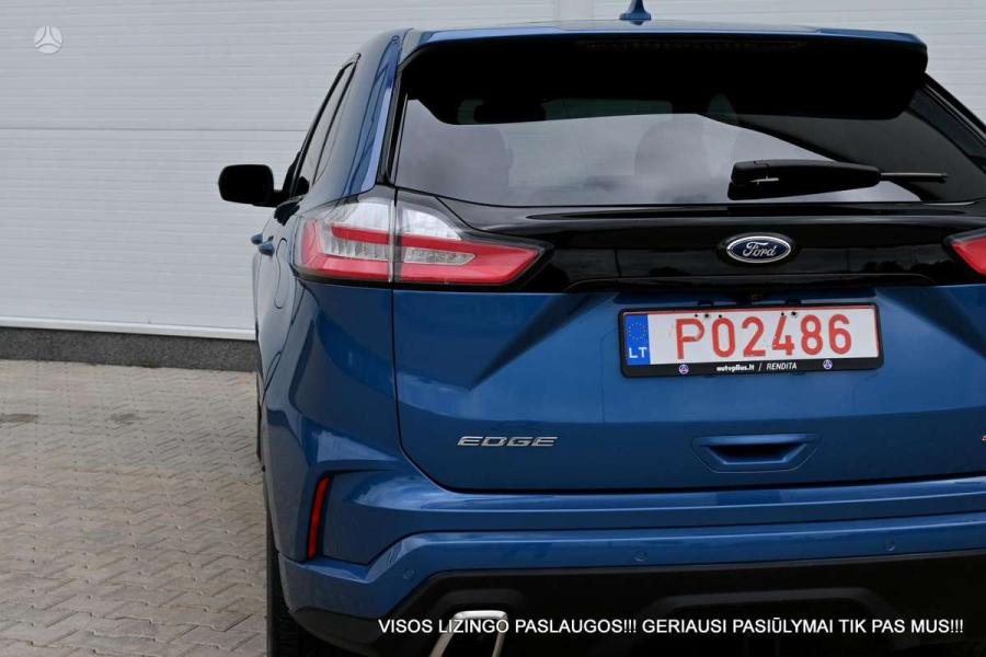 Blue Ford Edge 2019 in Kretinga, with an engine capacity of 2.72 L and mileage of 36 thousand km for 23499 €, photo 12 on AUTOMOTO.COM.LV