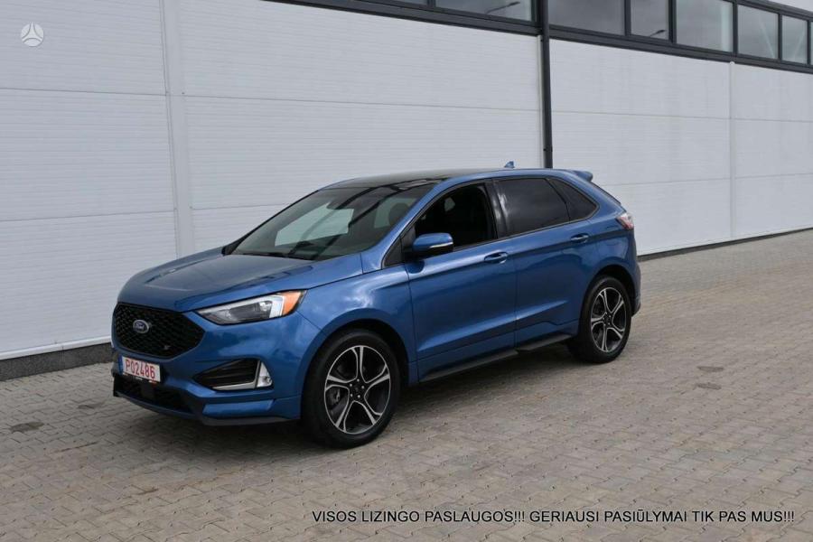 Blue Ford Edge 2019 in Kretinga, with an engine capacity of 2.72 L and mileage of 36 thousand km for 23499 €, photo 15 on AUTOMOTO.COM.LV