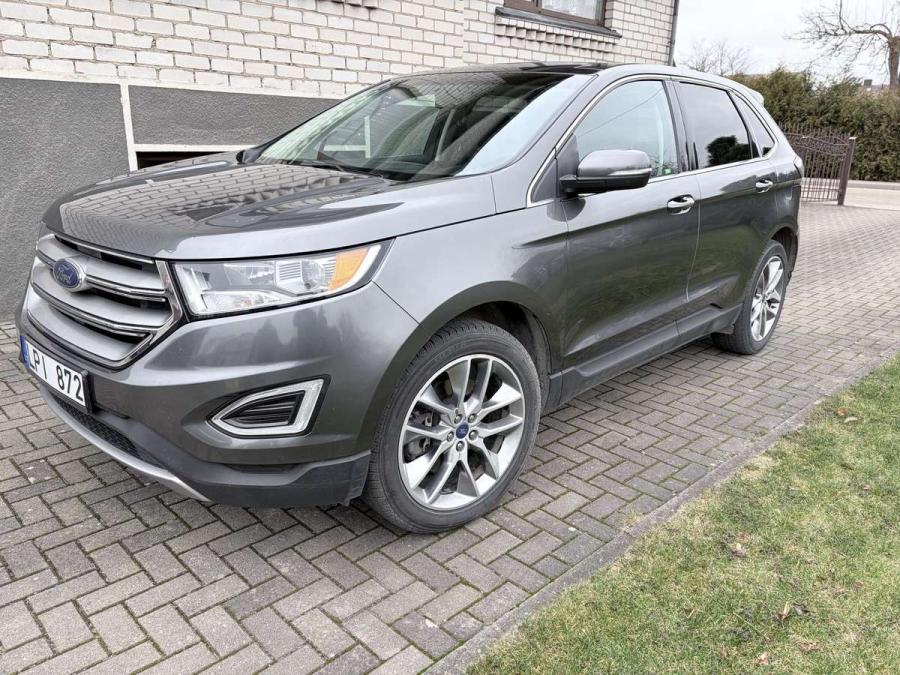 Grey Ford Edge 2015 in Gargzdai, with an engine capacity of 3.50 L and mileage of 148 thousand km for 12500 €, photo 1 on AUTOMOTO.COM.LV