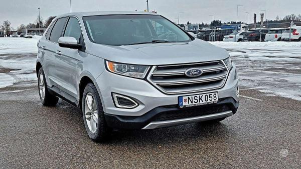 Grey Ford Edge 2016 in Vilnius, with an engine capacity of 2.00 L and mileage of 141 thousand km for 13300 €, photo 1 on AUTOMOTO.COM.LV